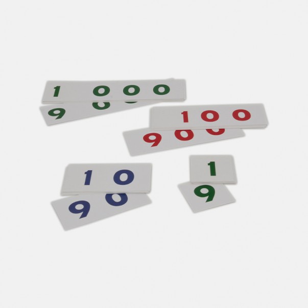 CARTELLI GRANDI DEI NUMERI 1-9000